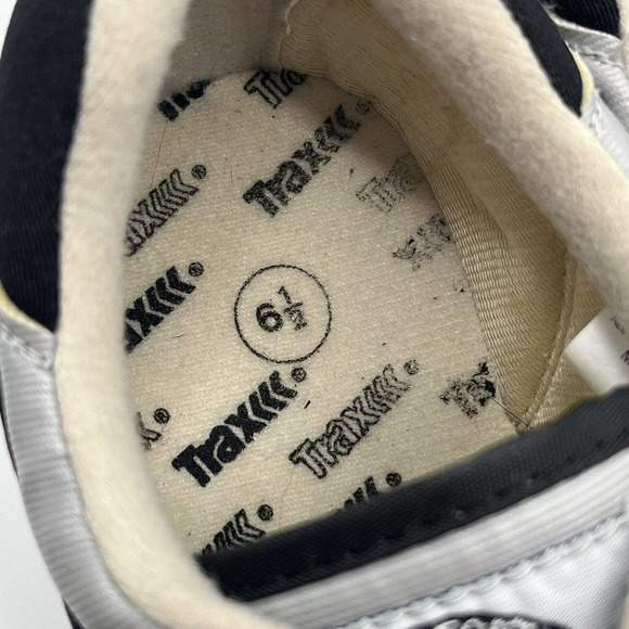 Trax | Shoes | Vintage Trax Sneaker Womens 65 Gray Black Lace Up Retro ...